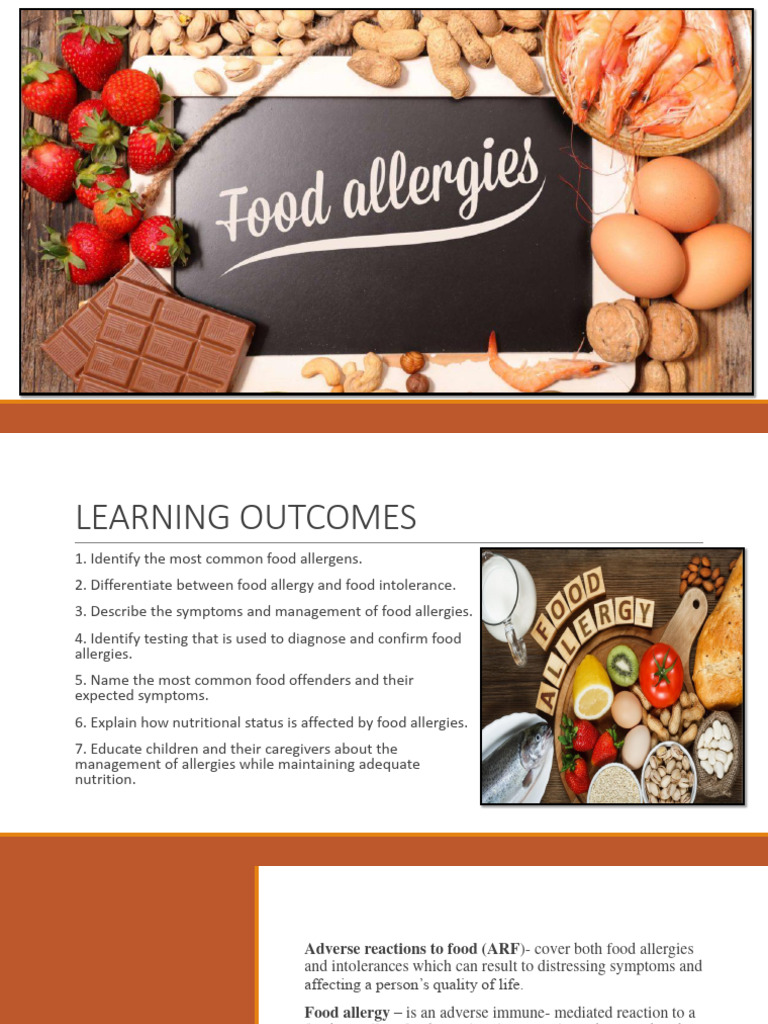 LEC. 2 Food Allergies and Intolerances | PDF | Food Intolerance | Allergy