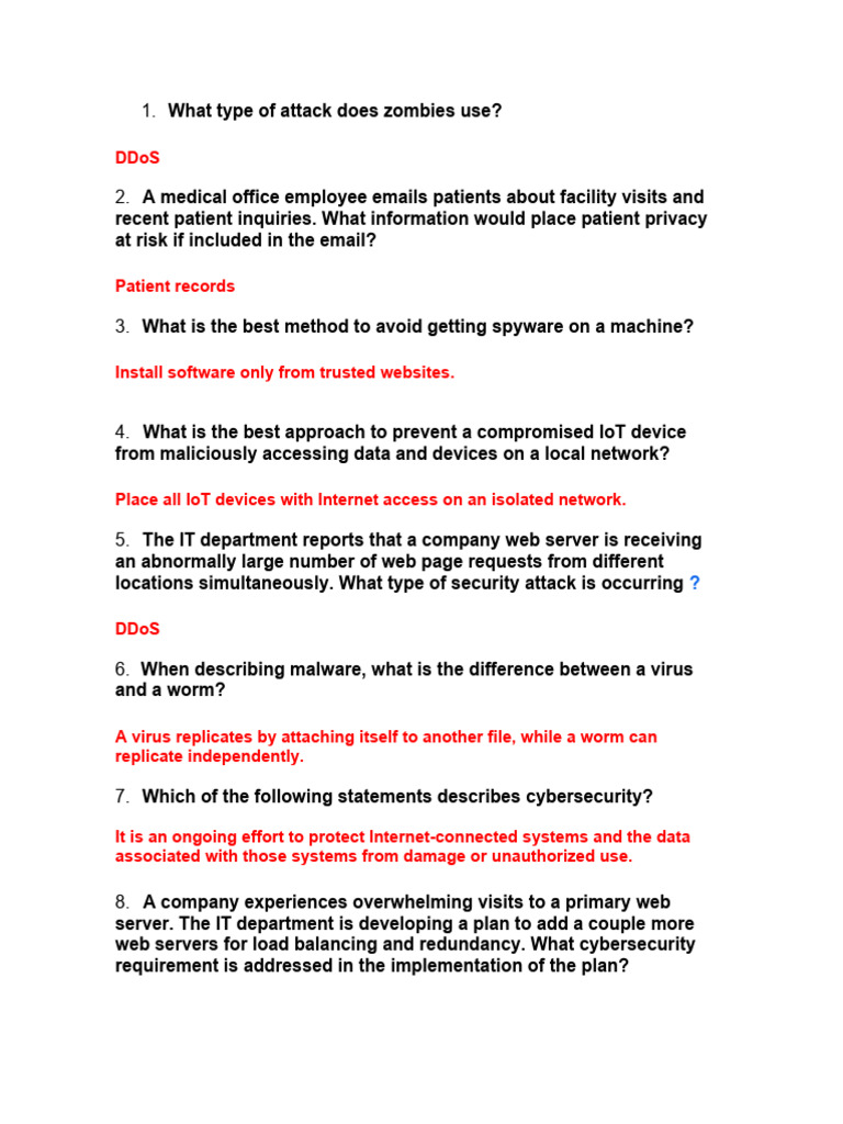 Cisco Exam Answers Pdf Computer Security Security