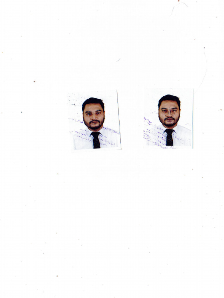 Mujibur Attested Passport Size Photo | PDF