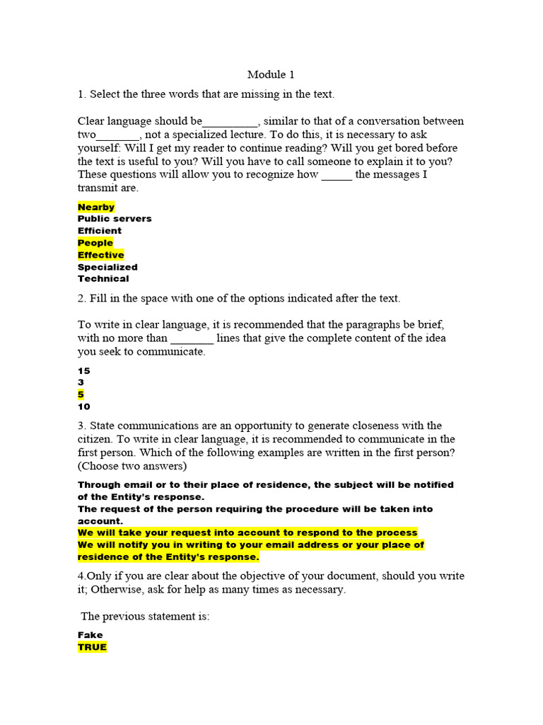 Clear Language | PDF | Paragraph | Punctuation