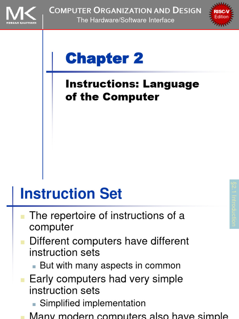 Chapter 02 RISC V | PDF | Library (Computing) | Computer Data