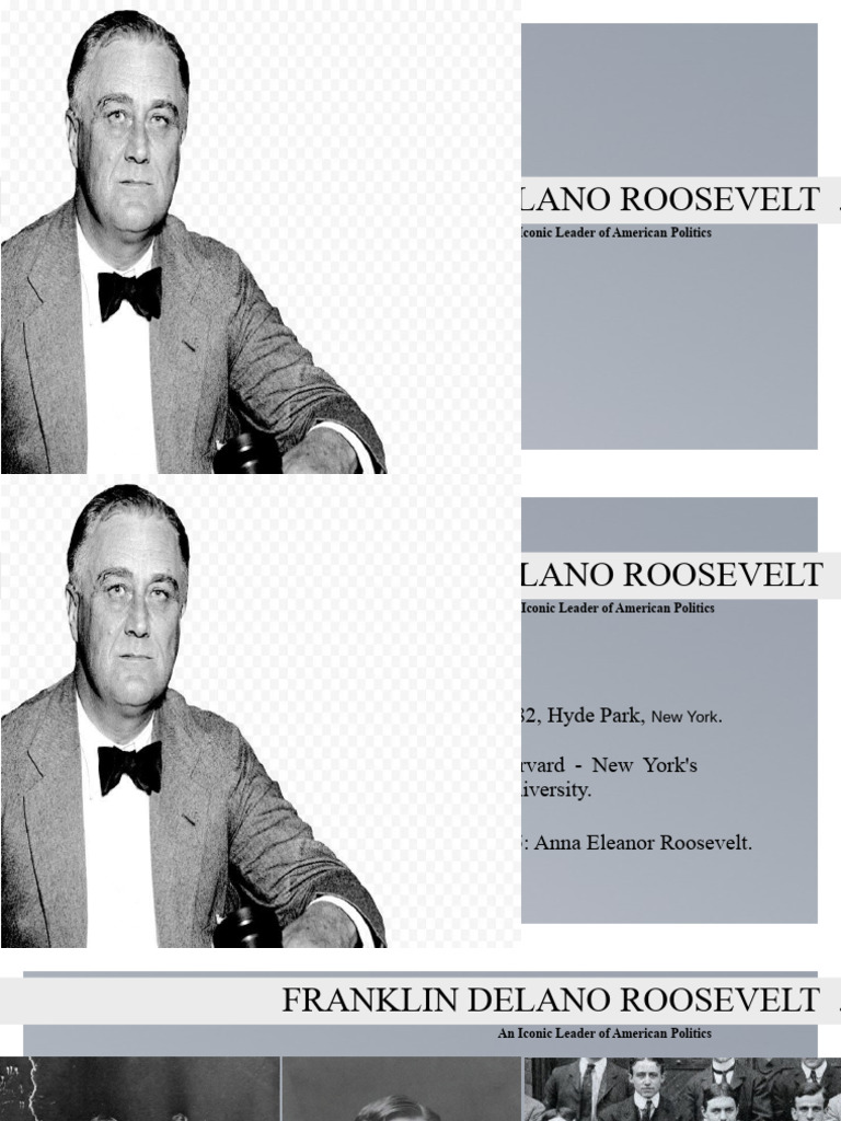 Franklin Delano Roosevelt - Presentation | PDF