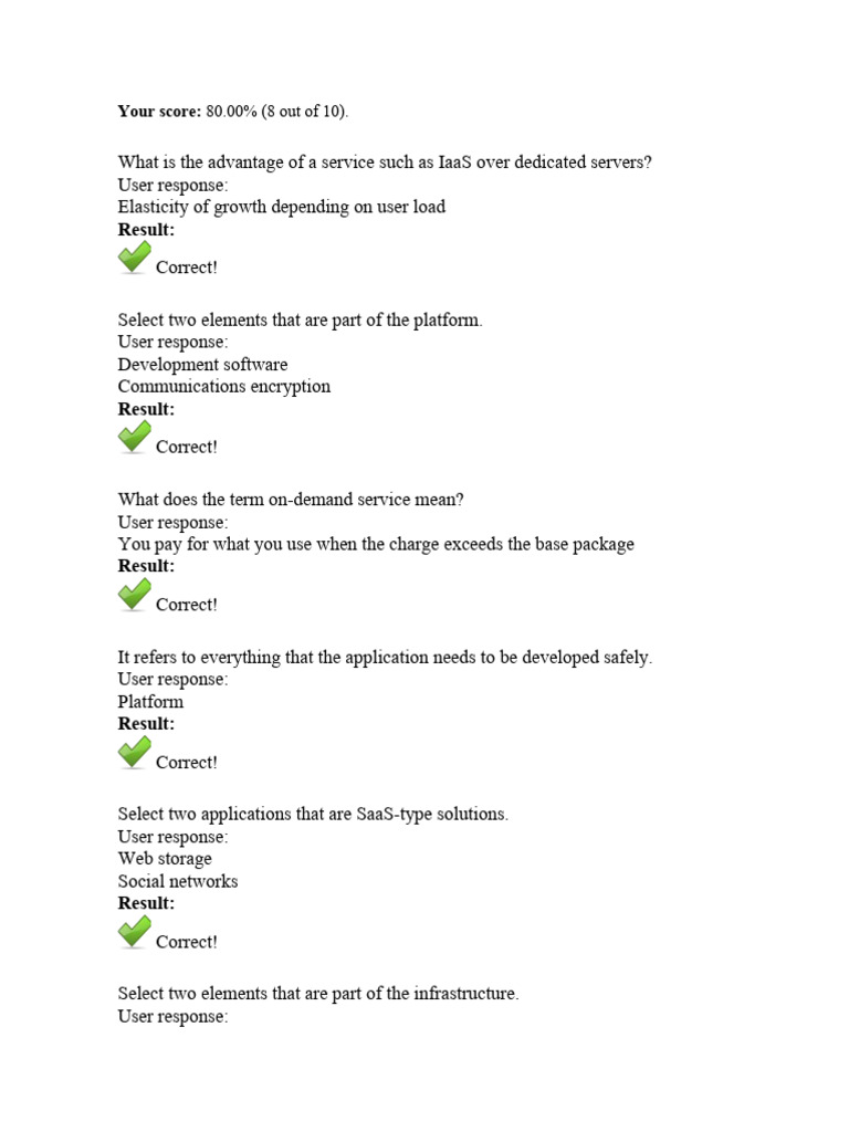 Level 2 Lesson 1 Fundamentals Of Cloud Computing Pdf Software As A Service Platform As