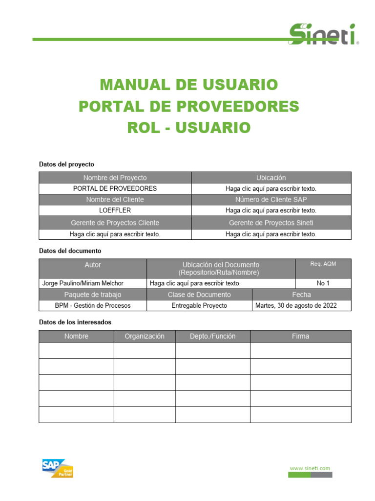 Manual Portal de Proveedores Usuario Proveedor. | Descargar gratis PDF | Contraseña | Archivo de ...
