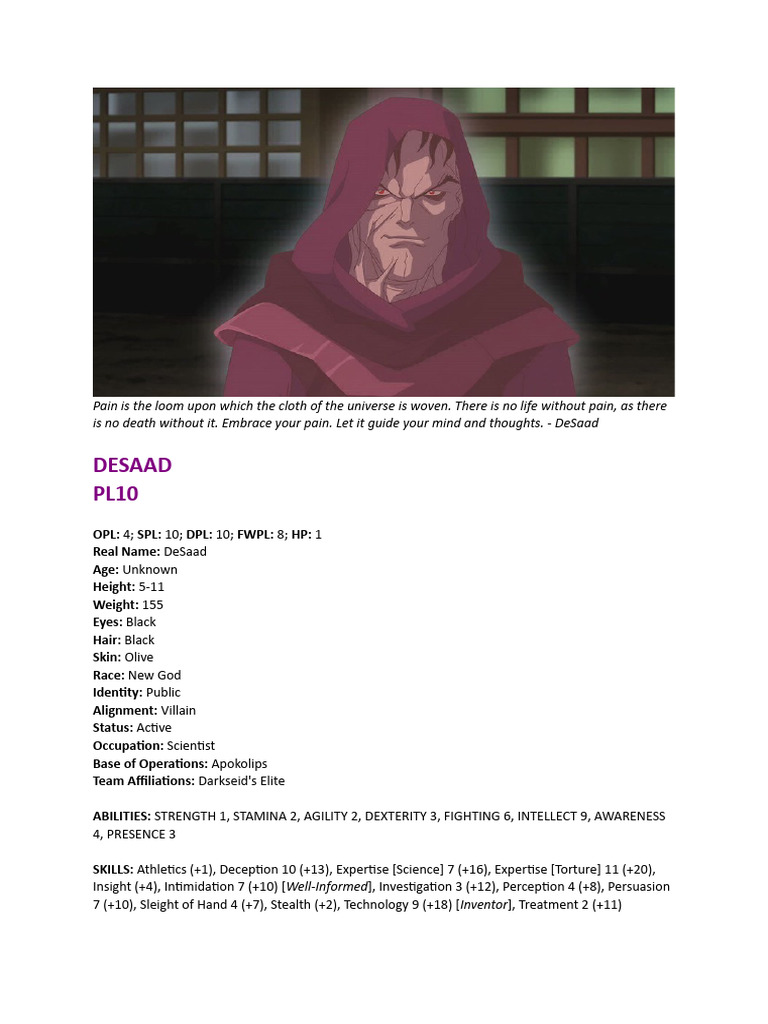 De Saad | PDF | Dc Comics