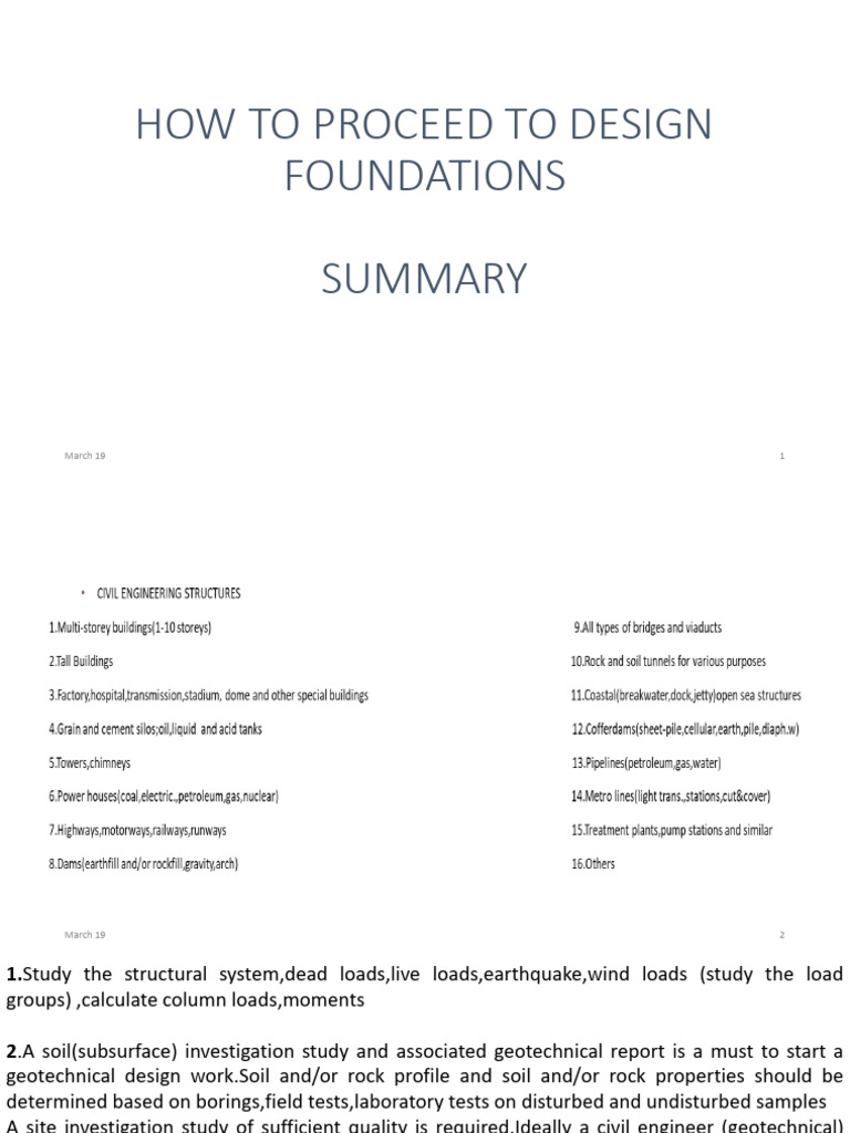 Design of Foundations | PDF | Geotechnical Engineering | Foundation ...