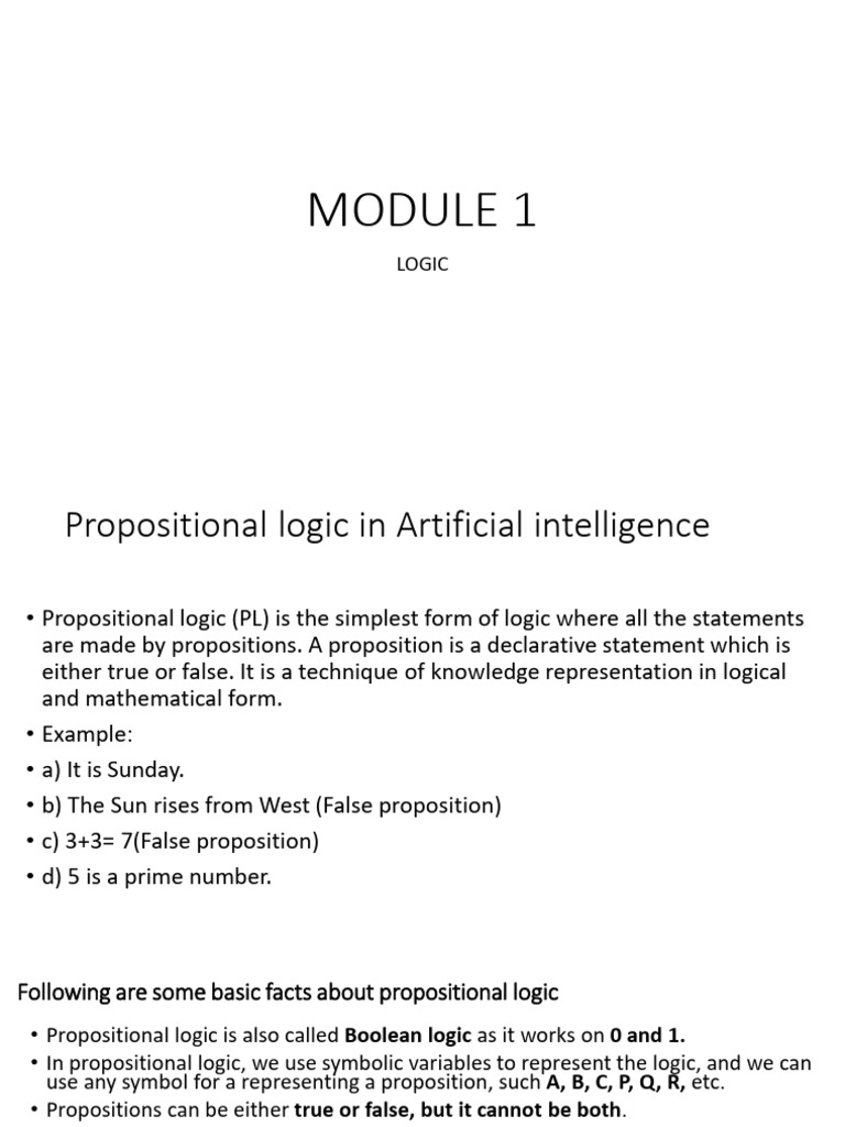 Module 1 Dsgt Pdf Logic Contradiction