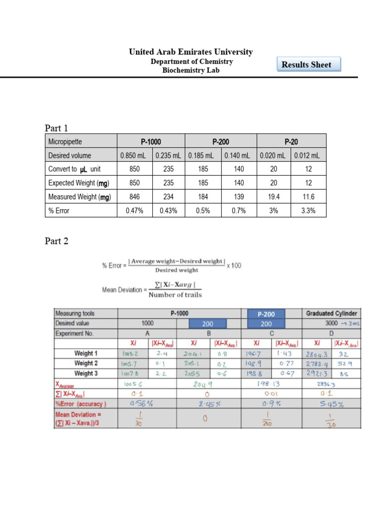 Calibration of Micropipettes | PDF