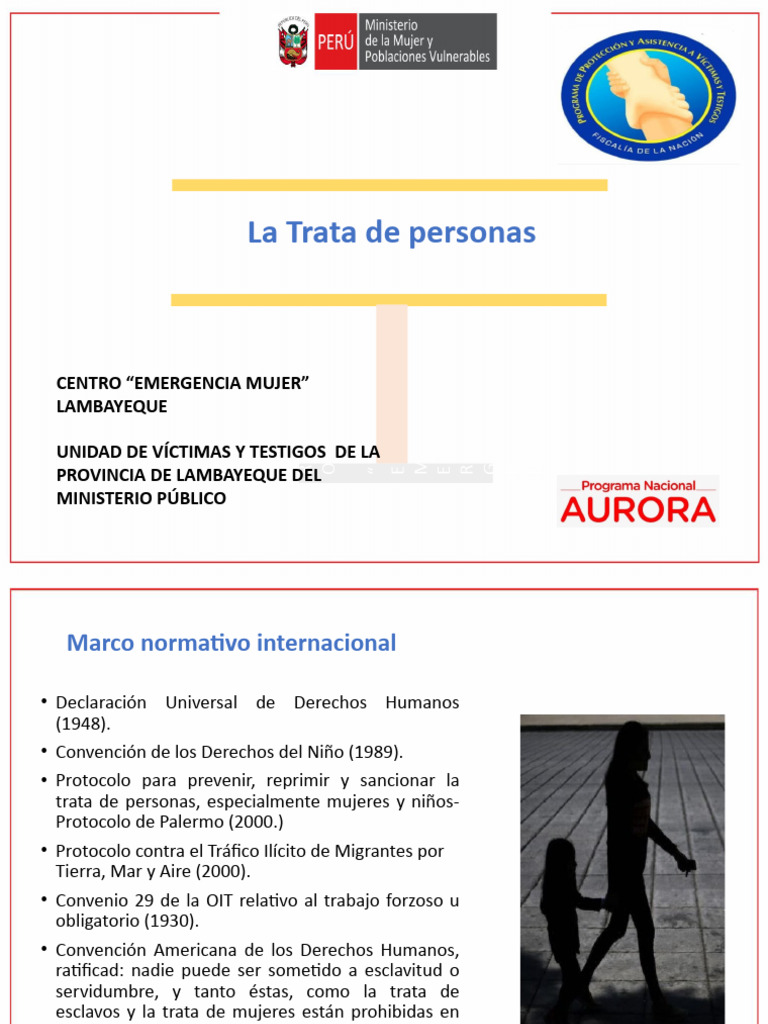 Prevención y Consecuencias de la Trata | PDF | Trata de personas | Justicia