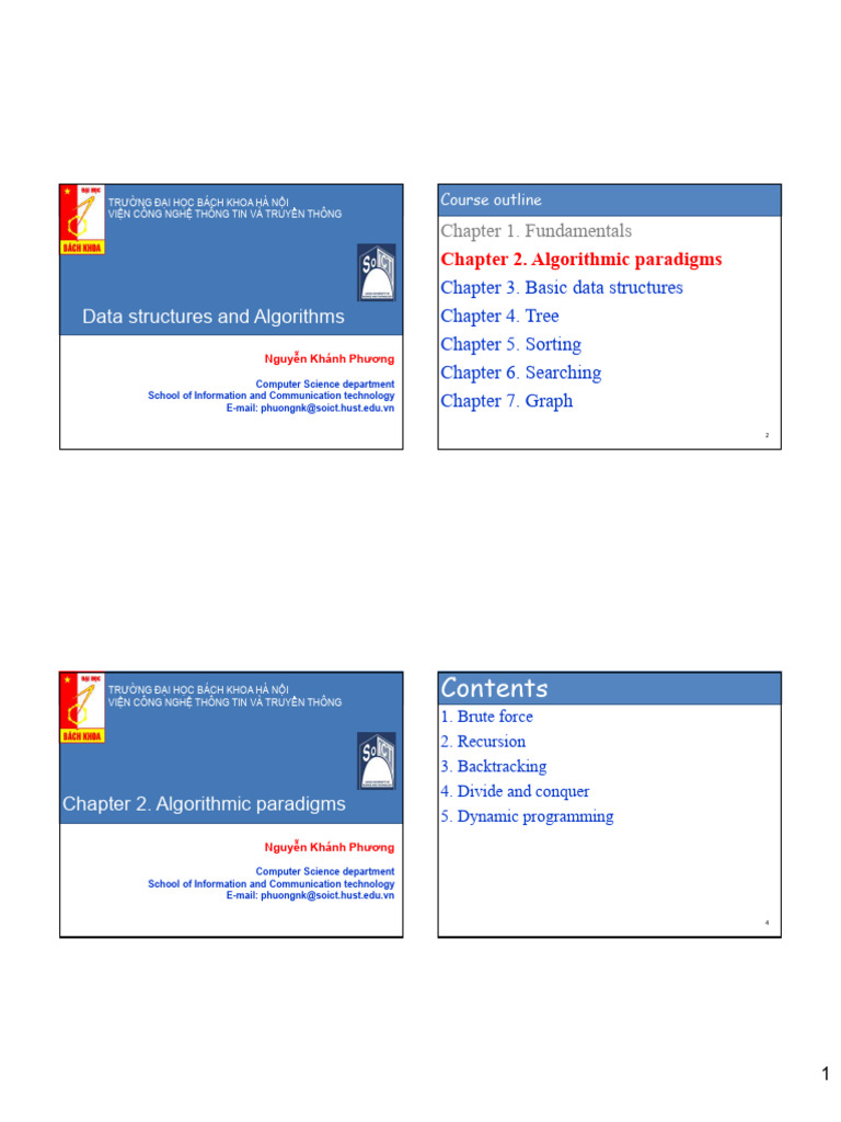 Chap2 AlgoSchemes | Download Free PDF | Dynamic Programming | Algorithms