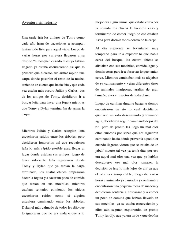 Cuento Inedito | PDF