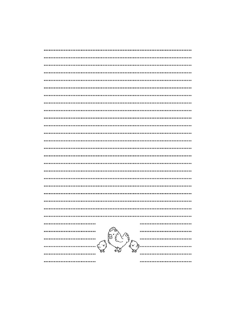 Brown Delicate Dogs Sheet With Lines A4 Document (A4) | PDF