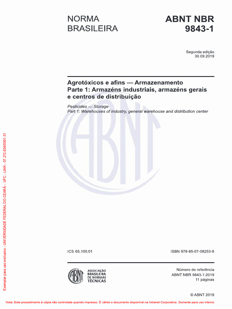 NBR 9843-1 | PDF