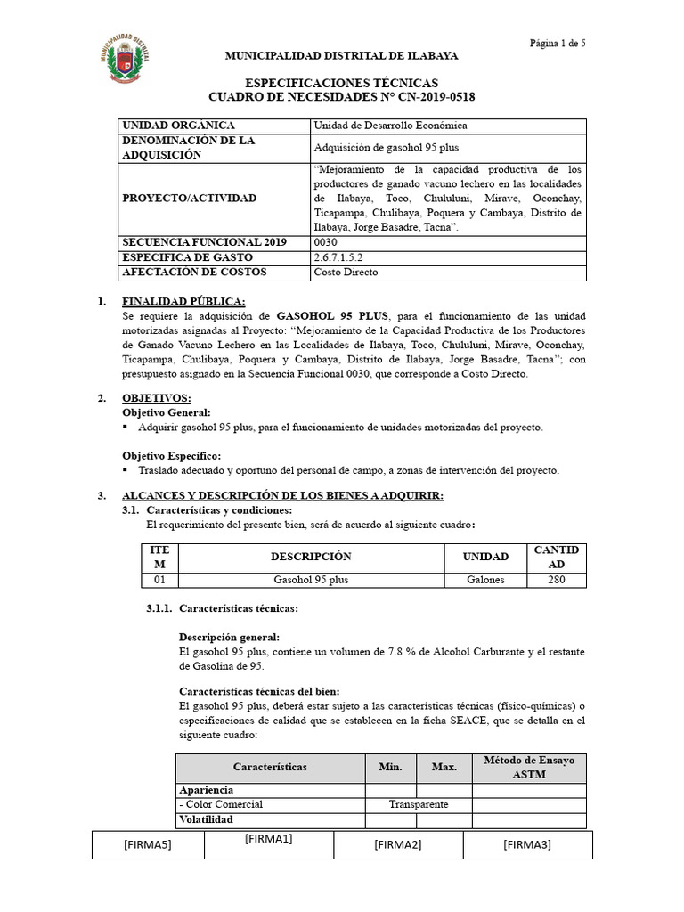 Compra - Gasohol 95 | Descargar gratis PDF | Química | Sustancias químicas