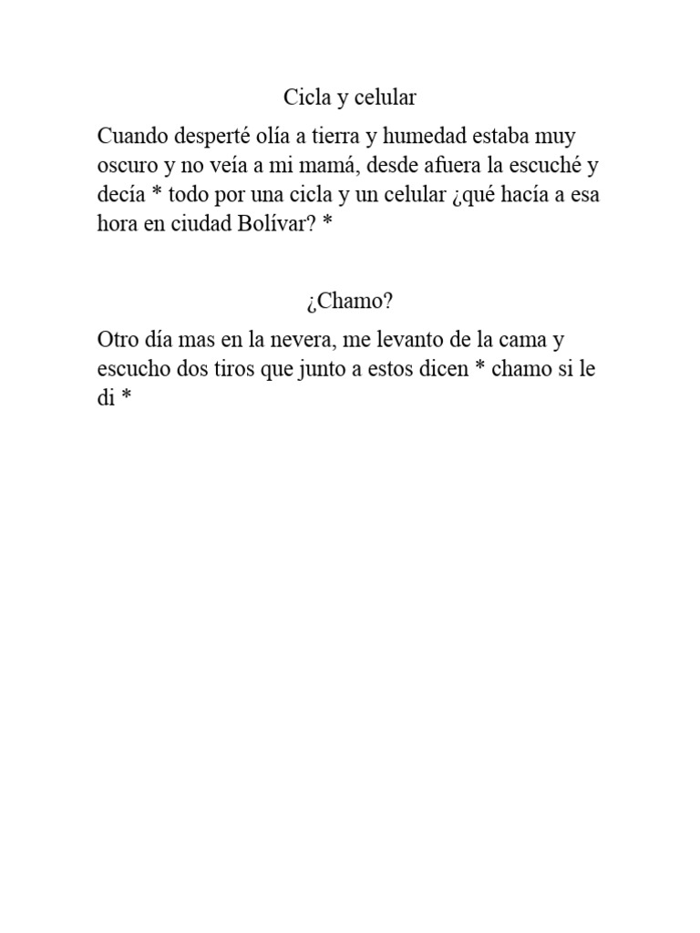 Micro Cuento S | PDF