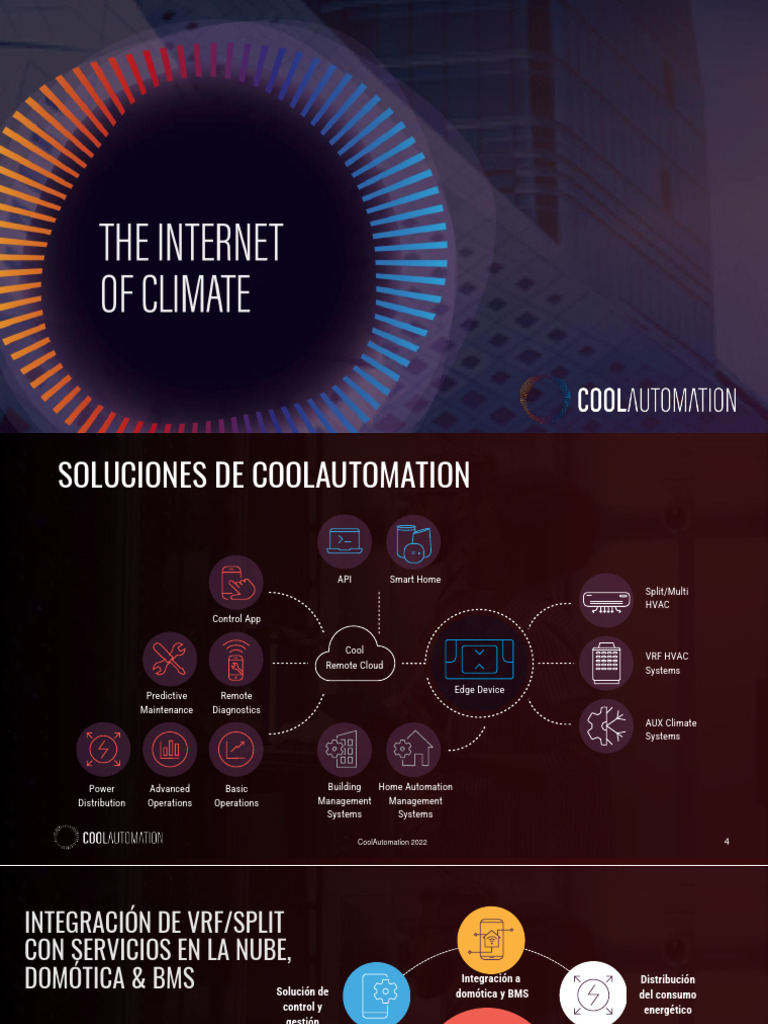 CoolAutomation Intro and Product Overview - Multifrio | PDF | Aplicación movil | Ingeniería de ...