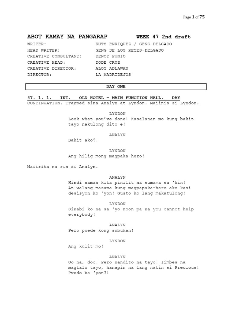 AKNP Week 47 Draft 1 Doc Mau Edited | PDF
