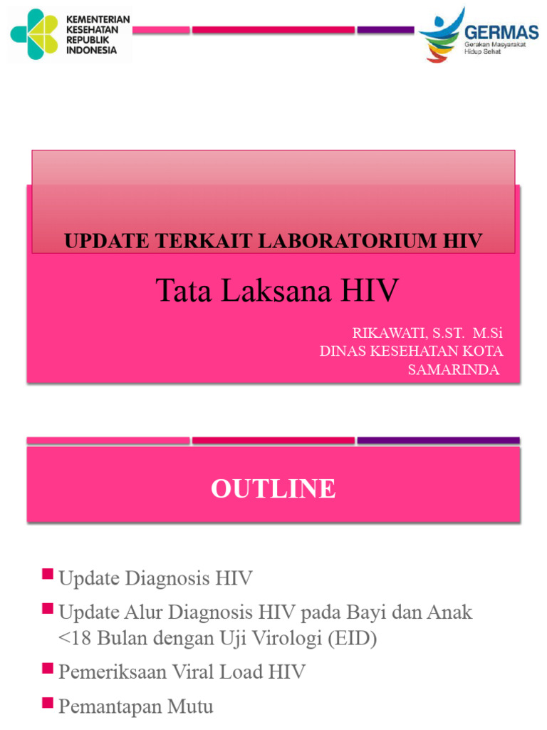 Update Diagnosis HIV, EID, VL, PME (rika) | PDF