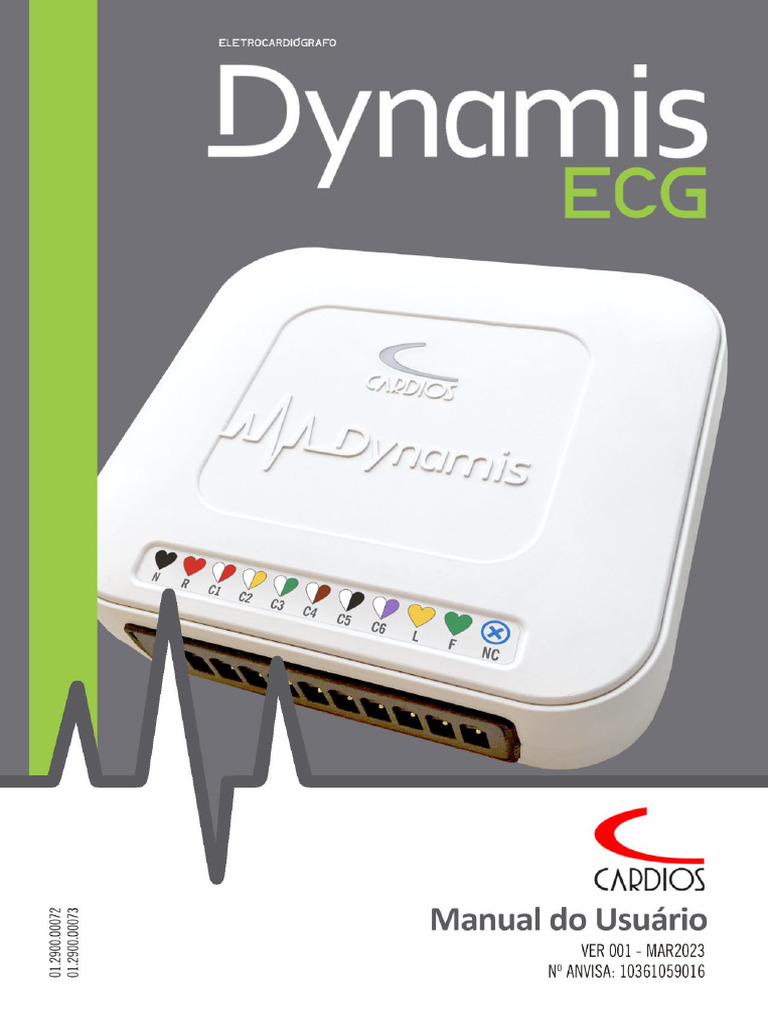 01.2900.00073 - Manual Dynamis Ecg - Ver001 | PDF | Eletrocardiografia ...