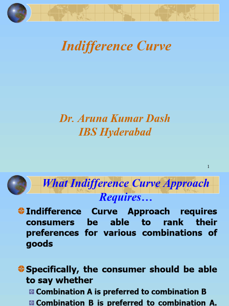 Indifference Curve | PDF