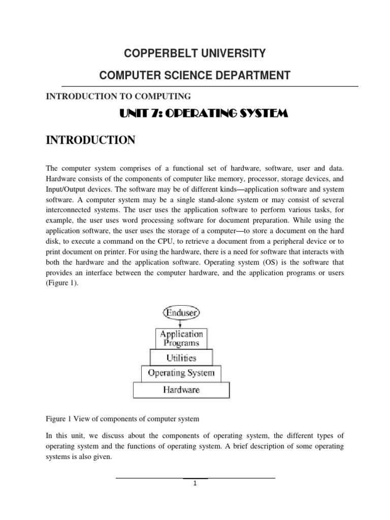 UNIT 07 - Operating Systems | PDF | Process (Computing) | Operating System