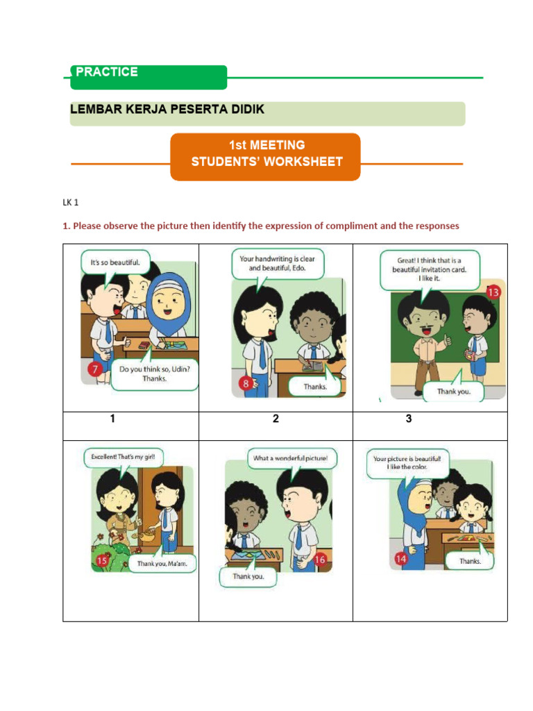 LK 1 - Compliment | PDF