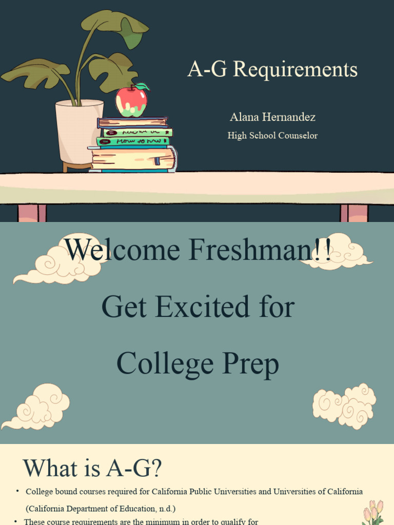 A-G Course Requirements for California Colleges | PDF | Advanced ...