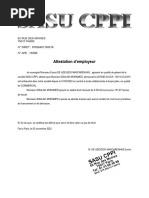 Modèle Attestation de Reference | PDF