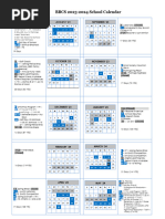DSBN Secondary School Year Calendar | PDF