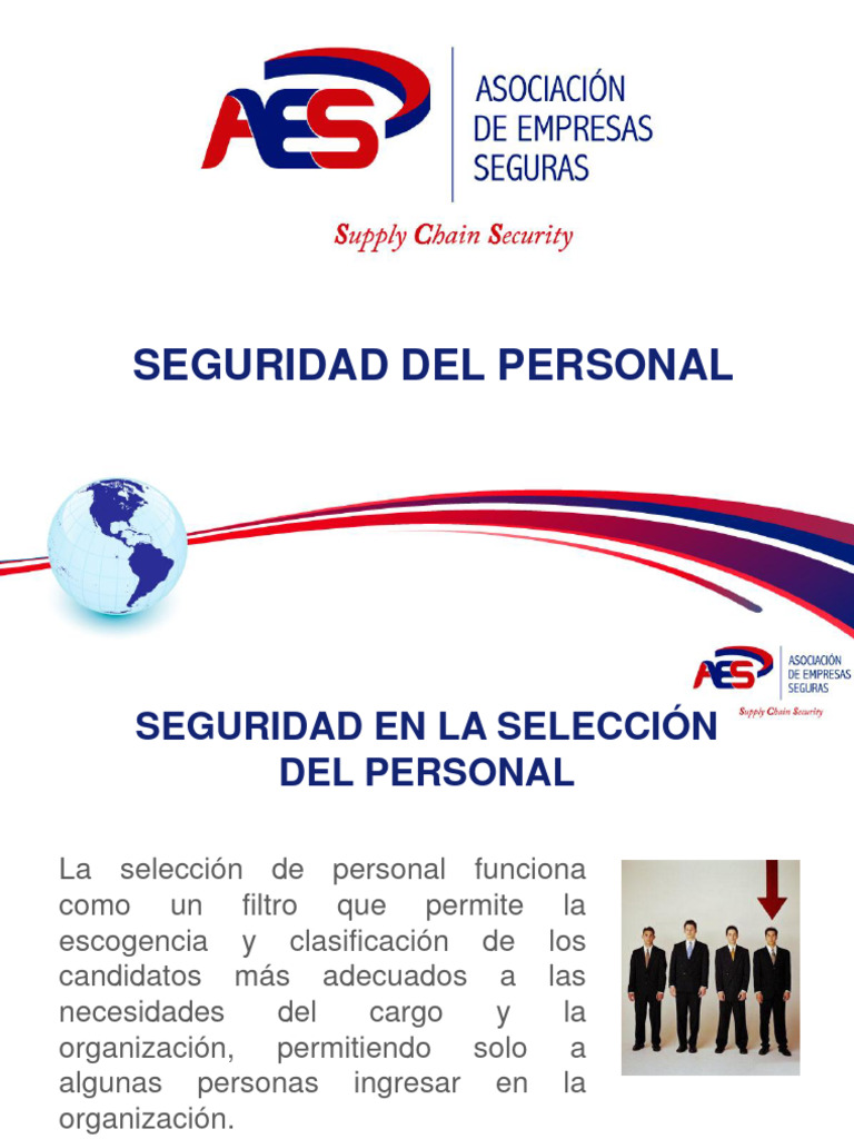 Seguridad Del Personal | PDF | Gestión de recursos humanos
