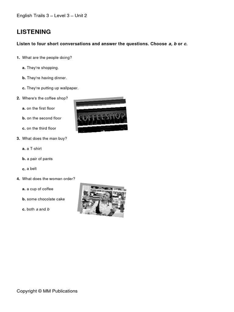 English Trails - Level 3 - Unit 2 | PDF