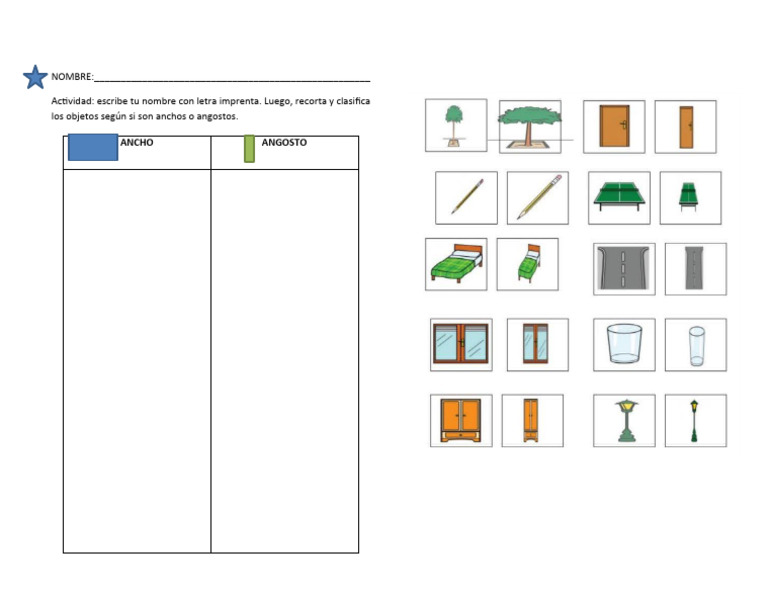 clasificación ANCHO angosto | PDF