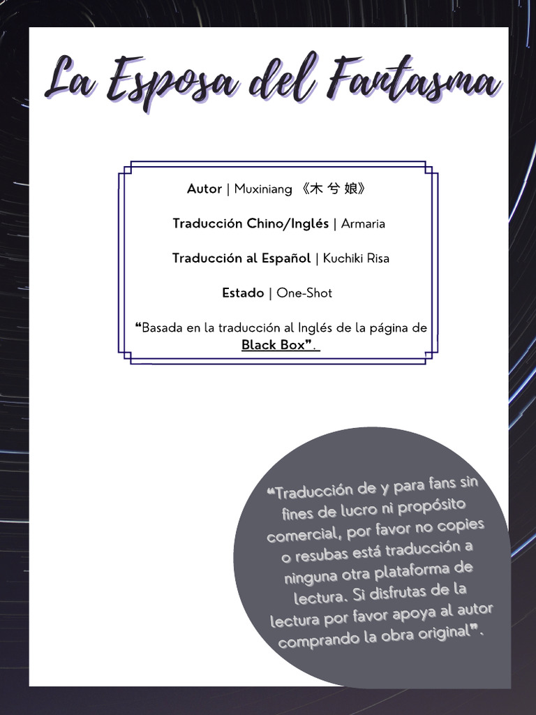 La Esposa Del Fantasma | PDF