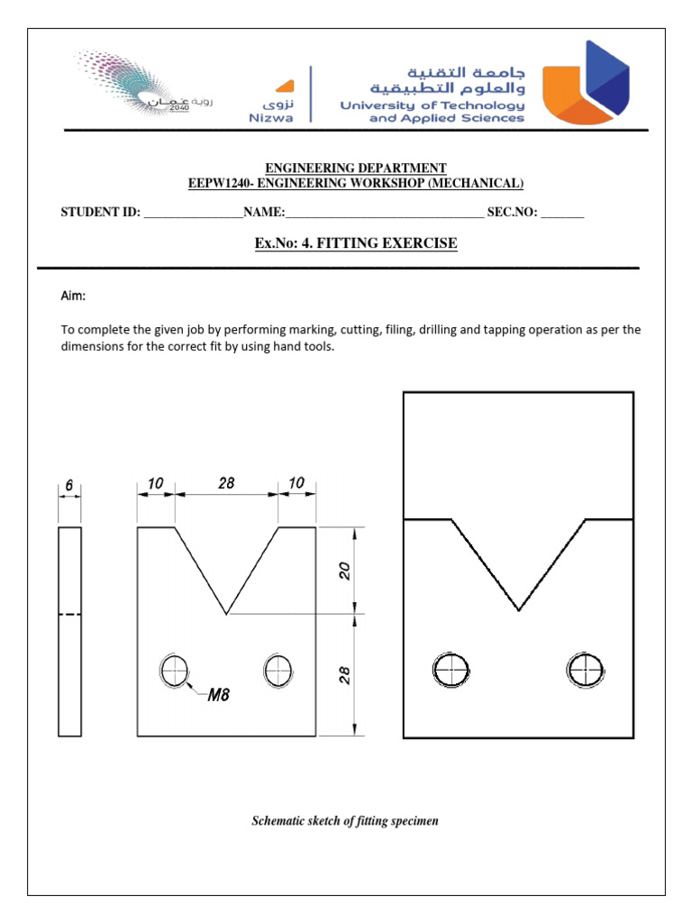 Ex - No. 4-Fitting Exercise | PDF