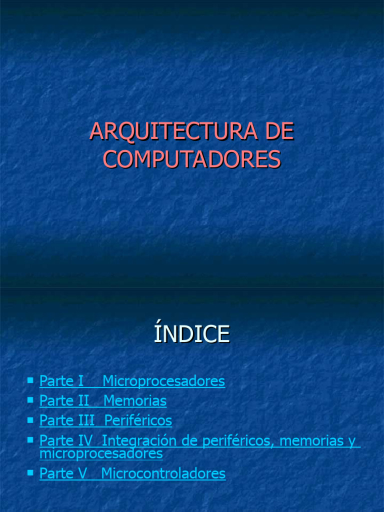 02 - Arquitectura de Computadores | PDF
