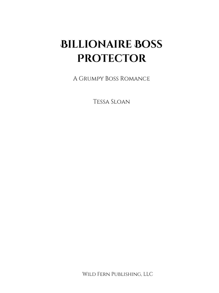 Billionaire Boss Protector | PDF