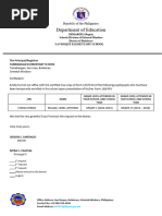 Division Letterhead | PDF