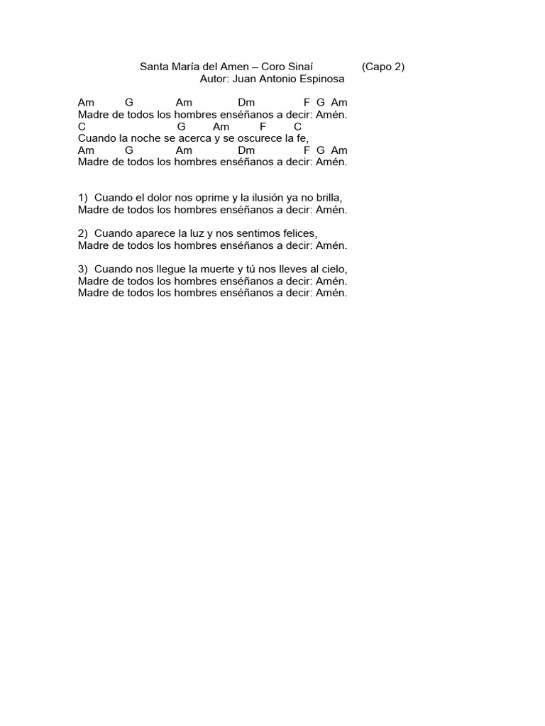 Santa María del Amen | PDF