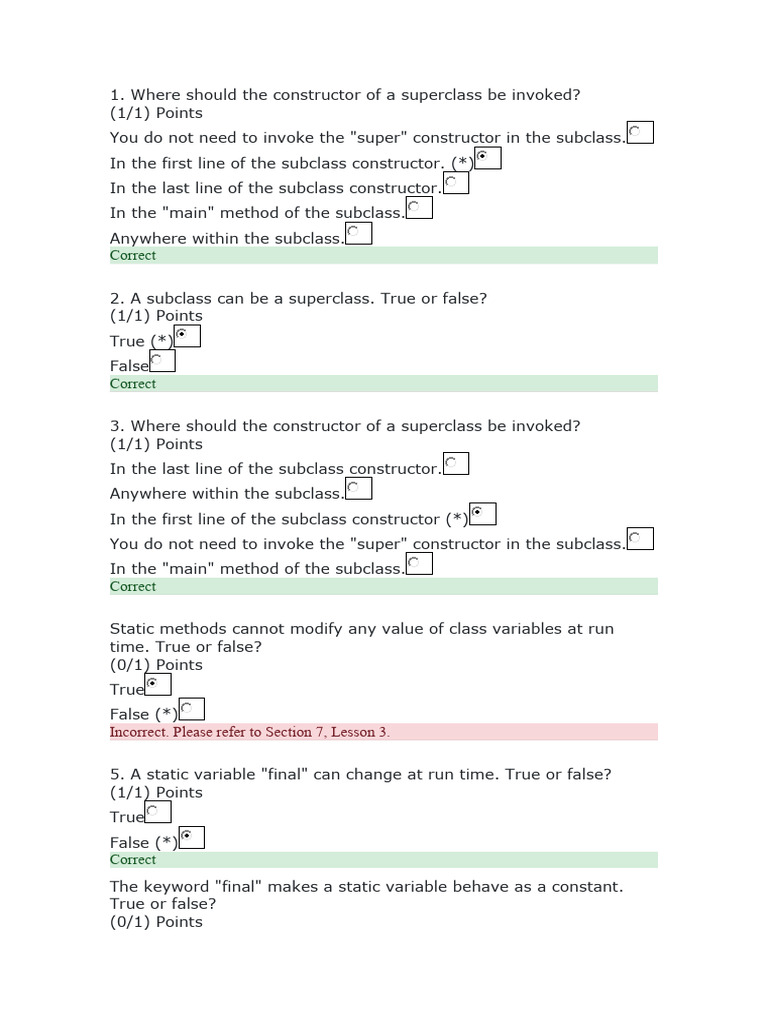 Section 7 Java | PDF Section 7 Java | PDF