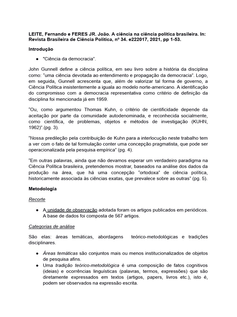 Fichamento Aula 08 | PDF