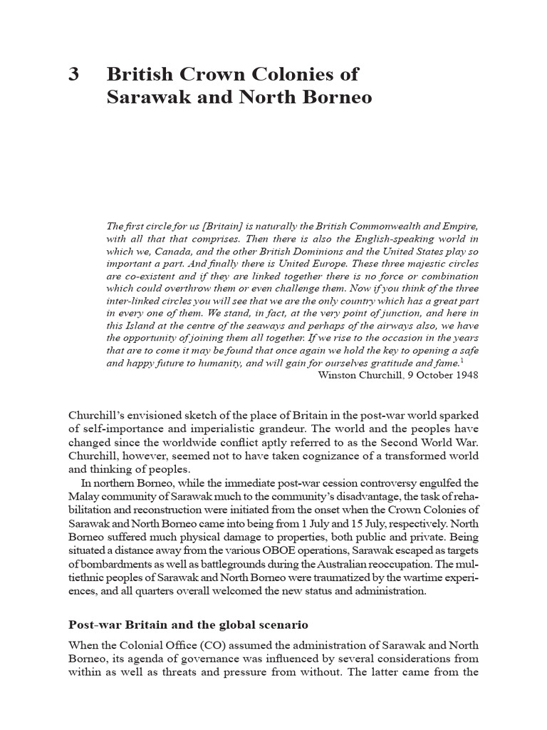 British Crown Colonies of Sarawak and North Borneo 3: Post-War Britain ...