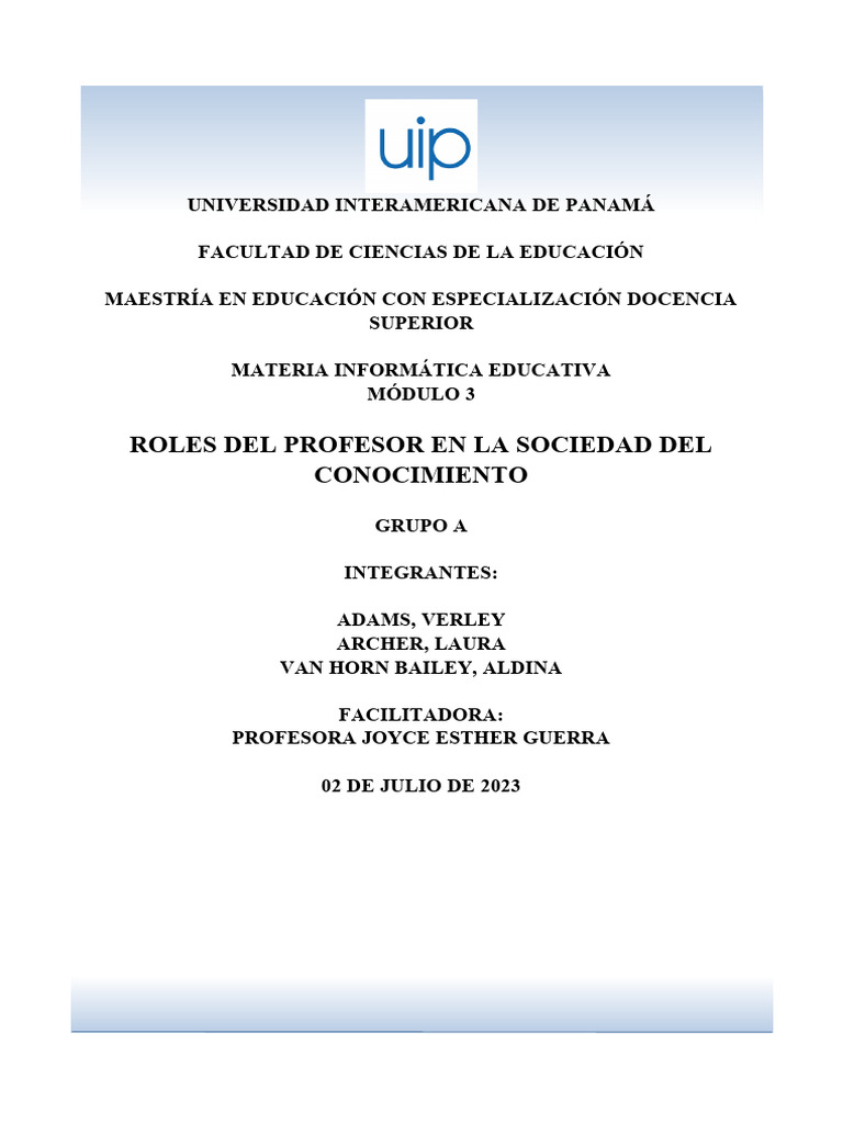 Trabajo Final Informatica Modulo 3 | PDF