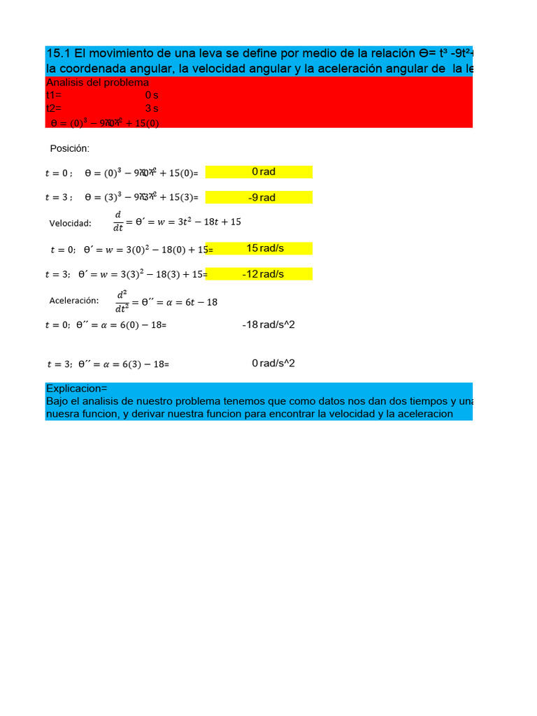 Tercer Problemario de Dinamica (3°) | PDF