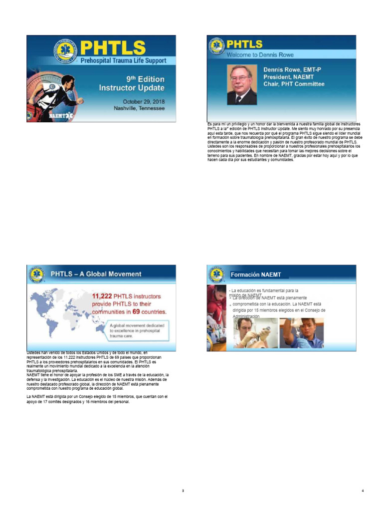 Actualización de La Novena Edición de Phtls | PDF | Lesión | Lesión ...