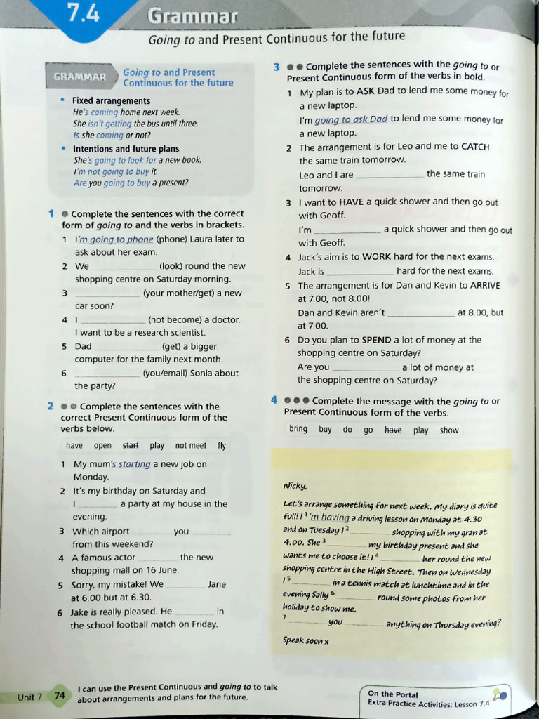 Workbook Page 74 | PDF