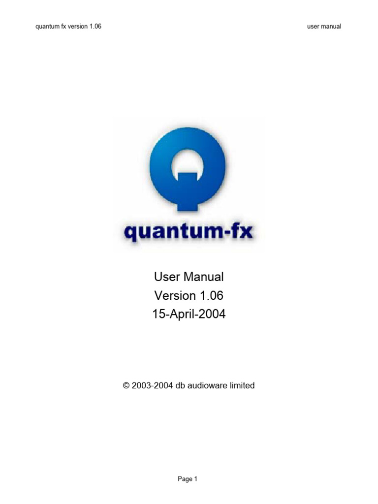 QFX User Guide | PDF | Window (Computing) | Menu (Computing)
