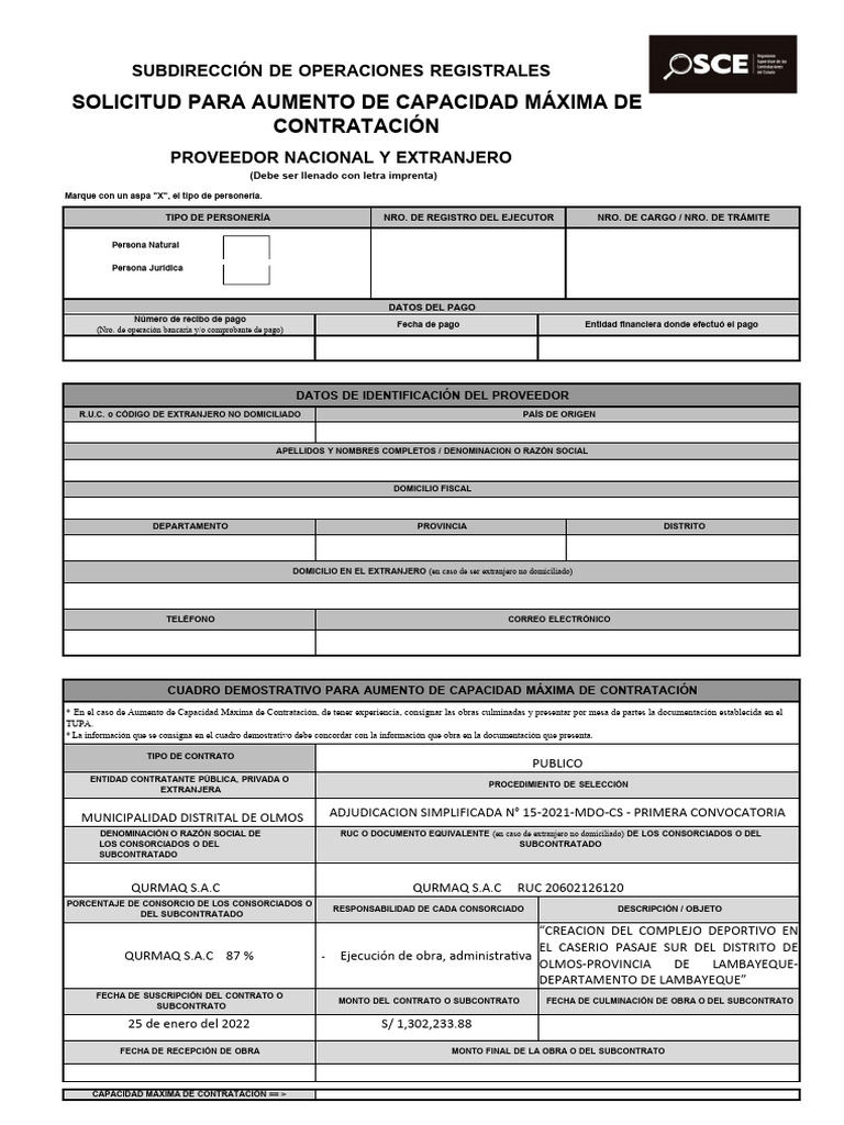 Formulario - 23 - Aumento de Capacidad Máxima de Contratación para ...