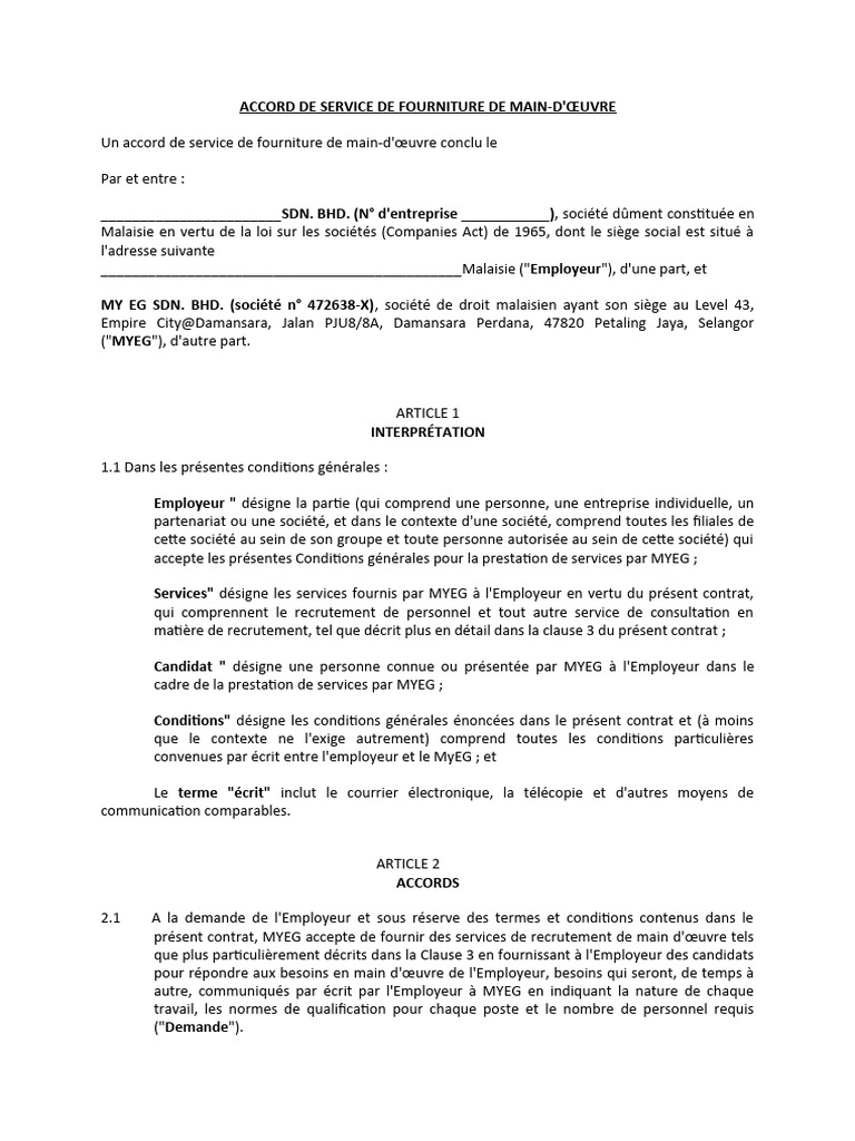 Exemple Daccord | PDF | Business