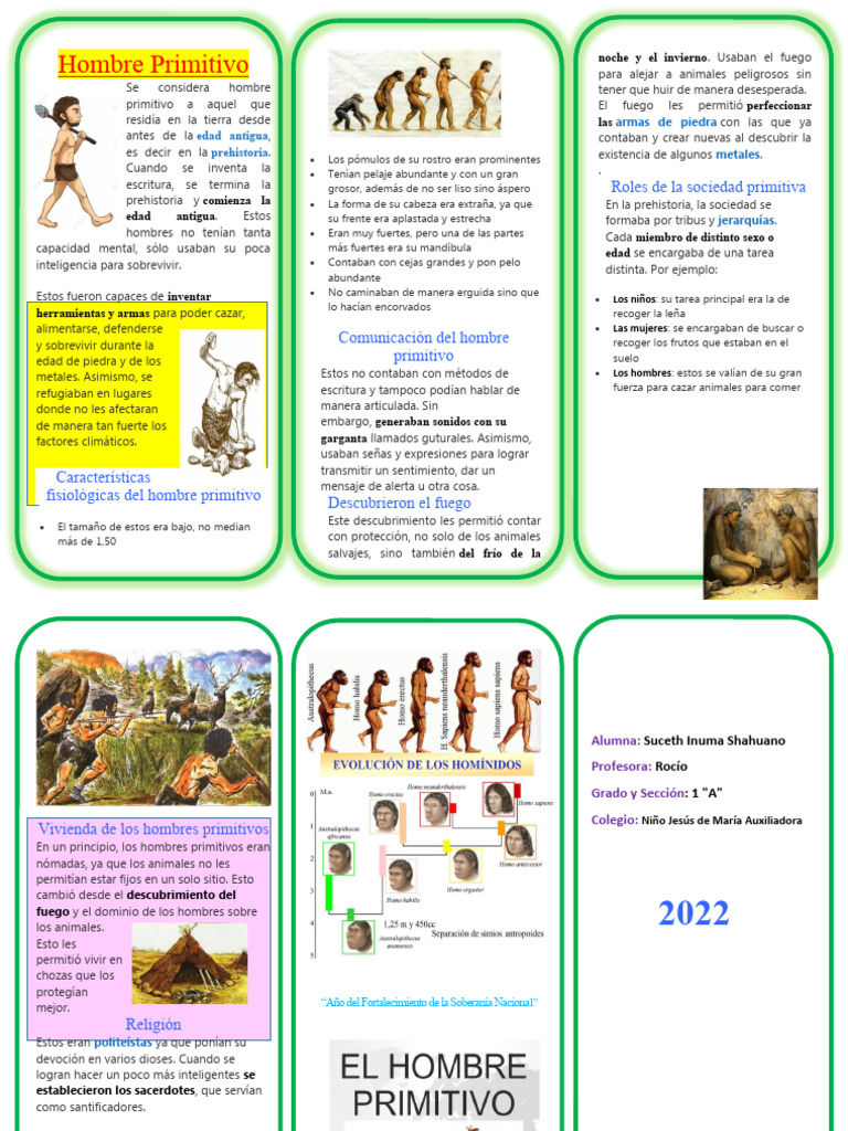 Hombre Primitivo | PDF