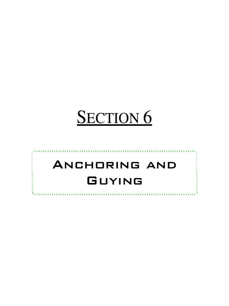 1620843126anchoring and Guying | PDF | Insulator (Electricity) | Screw